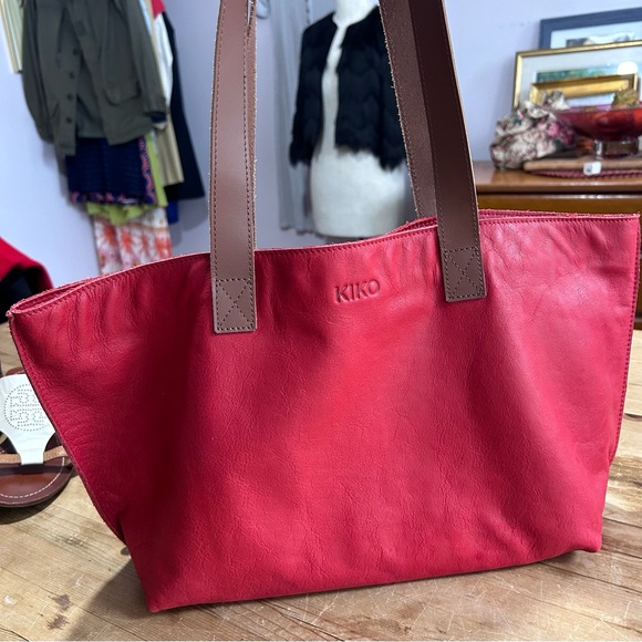 Kiko | Bags | Kiko Leather Tote Bag | Poshmark